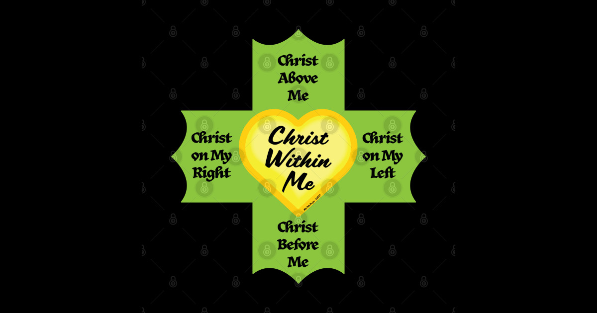 Christ Within Me Heart Cross - Christ Within - Sticker | TeePublic