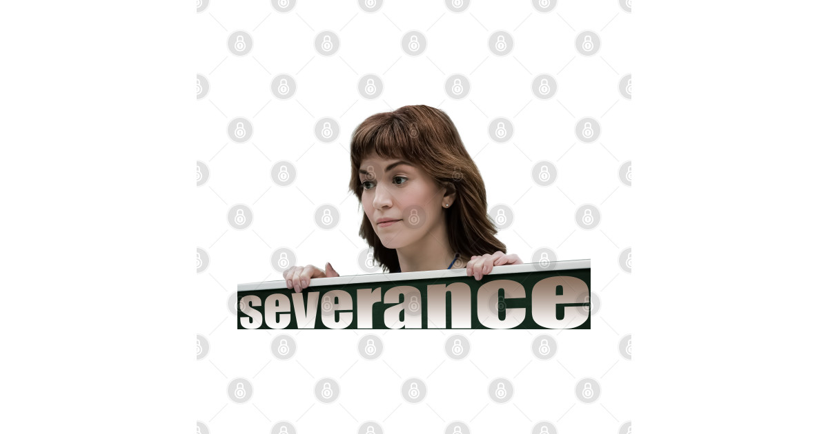 Severance series Britt Lower as Helly fan works let me out graphic ...