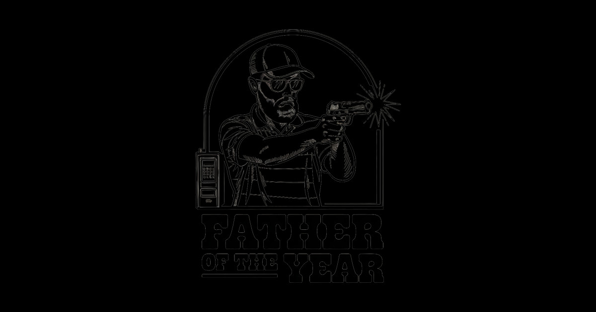 Father Of The Year Gary Plauche Fathers Day - Fathers Day - Sticker ...