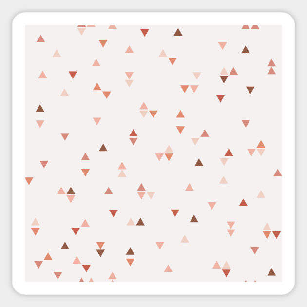 Tetris Triangle Pattern - Triangle - Sticker | TeePublic