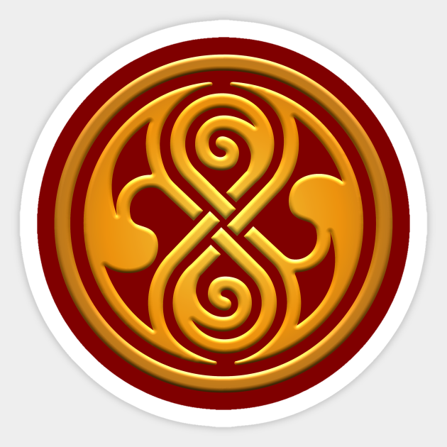 Seal of Rassilon - Doctor Who - Sticker | TeePublic