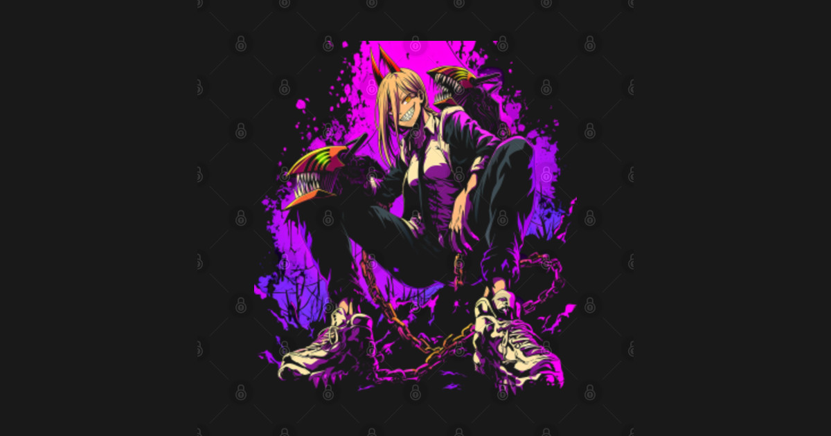 power - chainsaw man - Chainsaw Man - T-Shirt | TeePublic