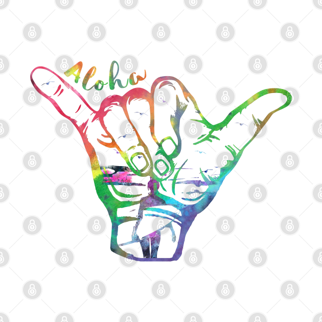 Shaka sign - Hang Loose - T-Shirt | TeePublic