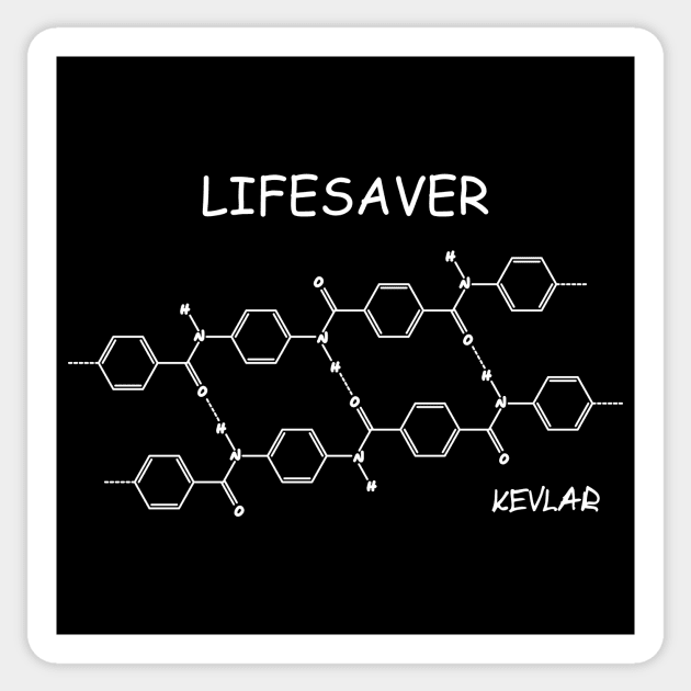 Kevlar Lifesaver - Kevlar - Sticker | TeePublic