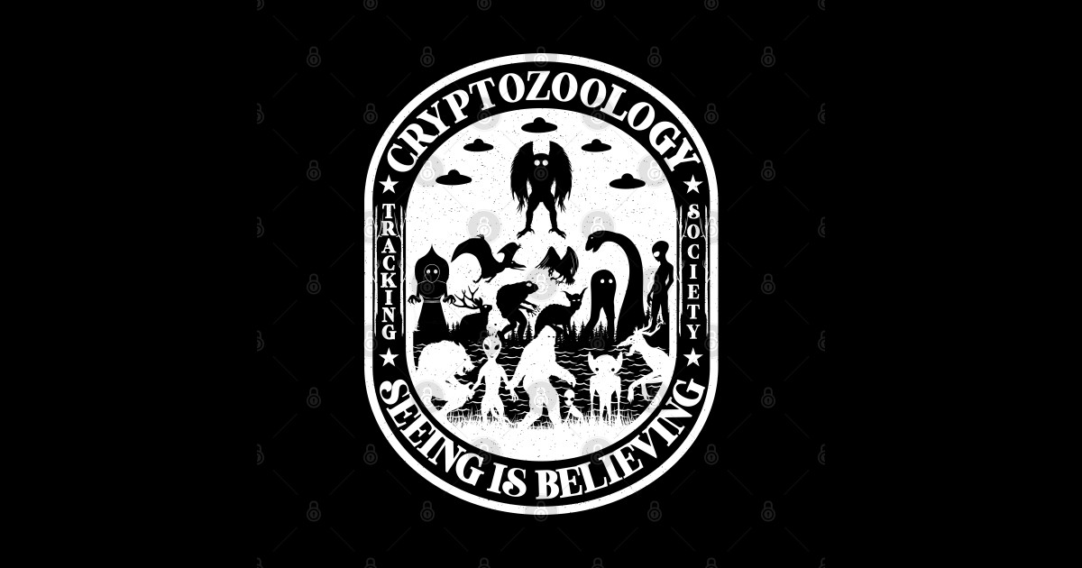 Cryptozoology Cryptids - Cryptozoology - Sticker | TeePublic
