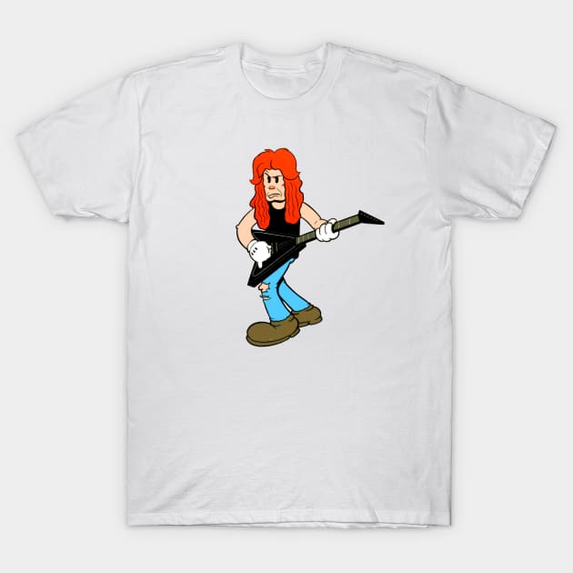 Megadave in the 1930s rubberhose Cuphead cartoon style - Metalhead - T ...