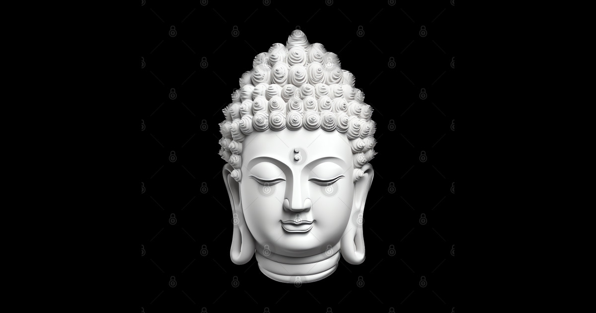 Buddha Face - Buddha - Sticker | TeePublic
