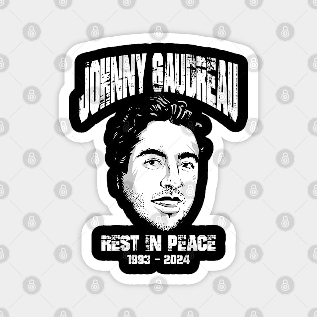 RIP JOHNNY GAUDREAU (1993 - 2024) - Johnny Gaudreau - Magnet | TeePublic