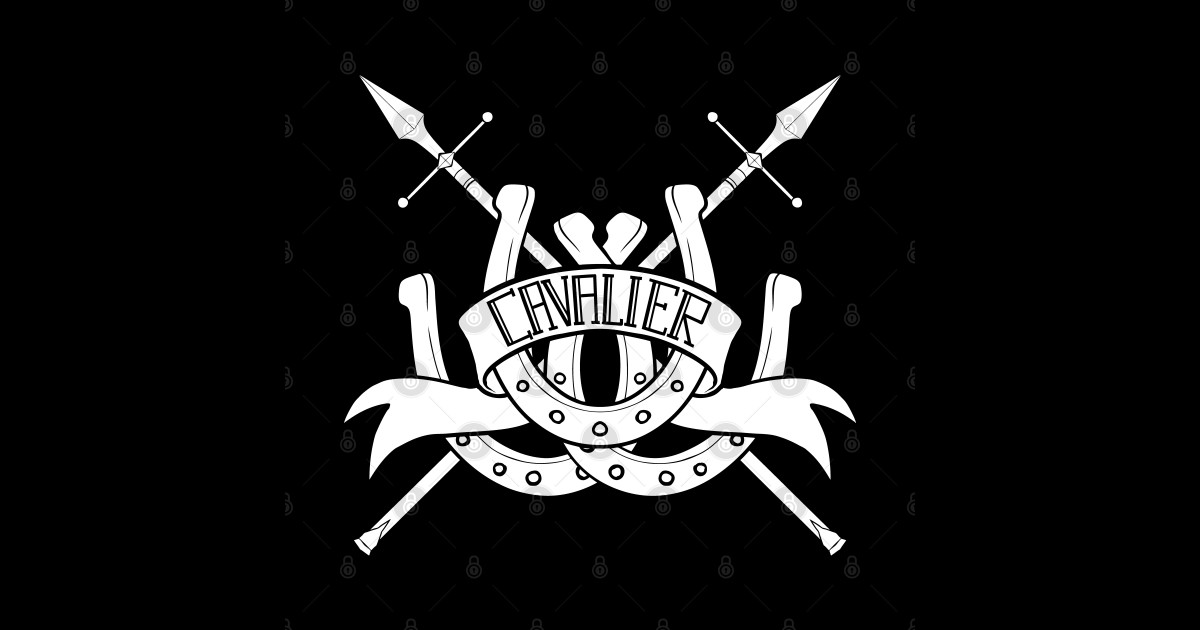 Cavalier Class - White Design - Tabletop - Posters and Art Prints ...