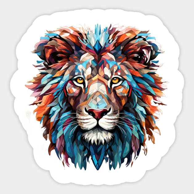 Lion Head - Zaenal Arifin - Sticker | TeePublic