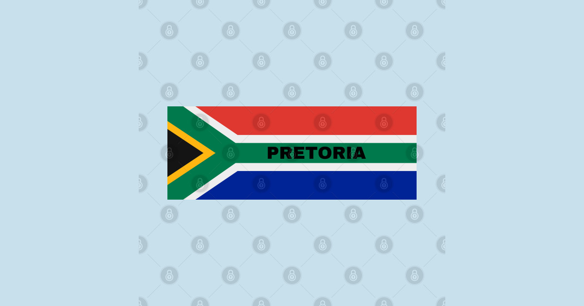 Pretoria City in South African Flag - Pretoria - T-Shirt | TeePublic