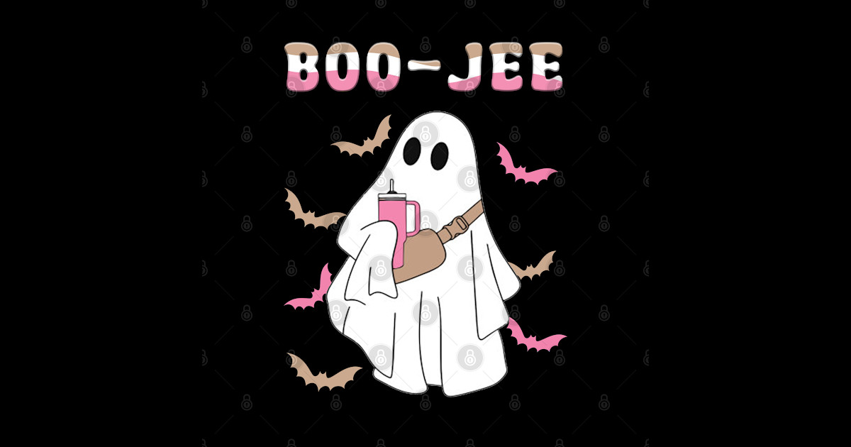 Spooky Season Cute Ghost Halloween Costume Boujee Boo-Jee - Boo Jee ...