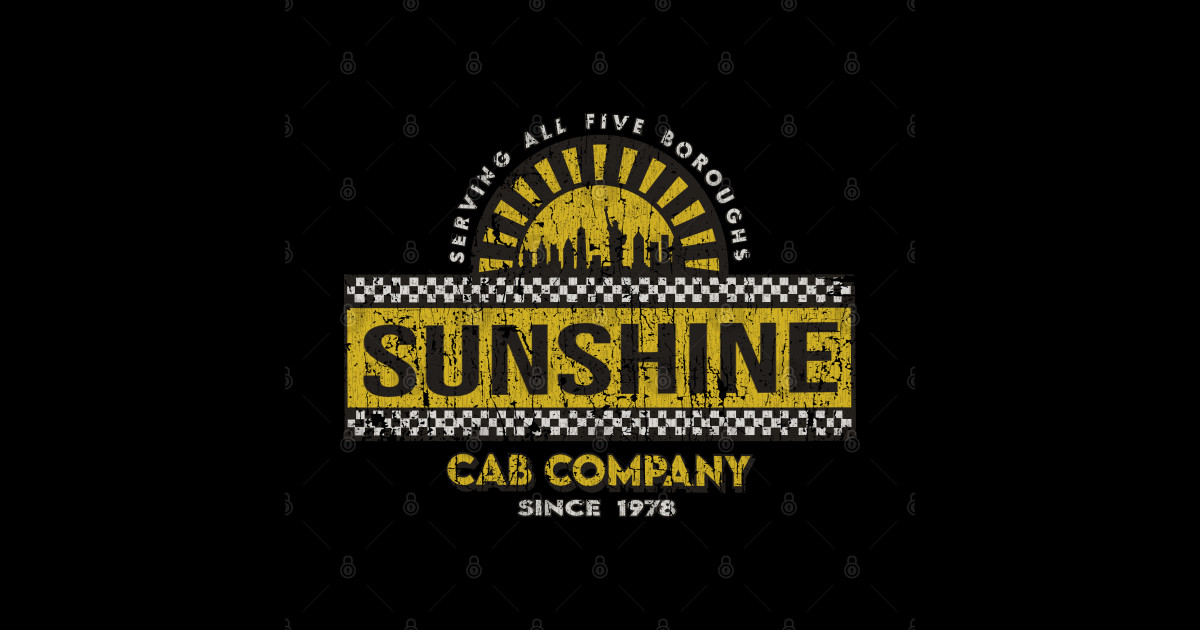 Sunshine Cab Company 1978 Vintage - Nyc - Sticker | TeePublic