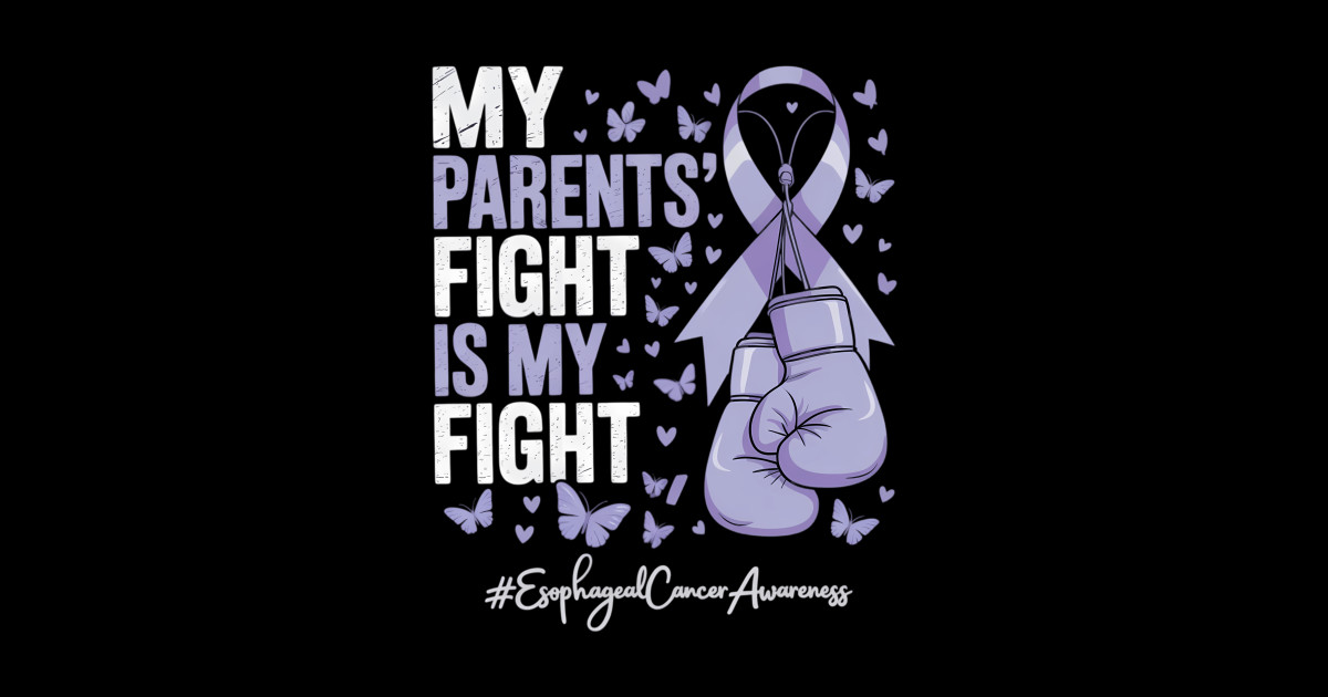 Periwinkle Ribbon Parents Esophageal Cancer Awareness - Esophageal ...
