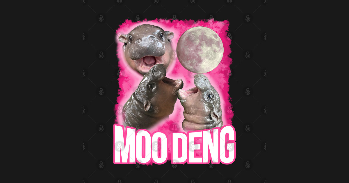 Moo Deng - Moo Deng - T-Shirt | TeePublic