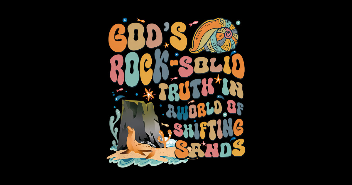 God'S Rock Solid Breaker Rock Beach Vbs 2024 Christian - Rock Solid - Sticker | TeePublic
