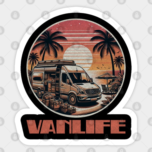 Sprinter van camper conversion - Sprinter - Sticker | TeePublic
