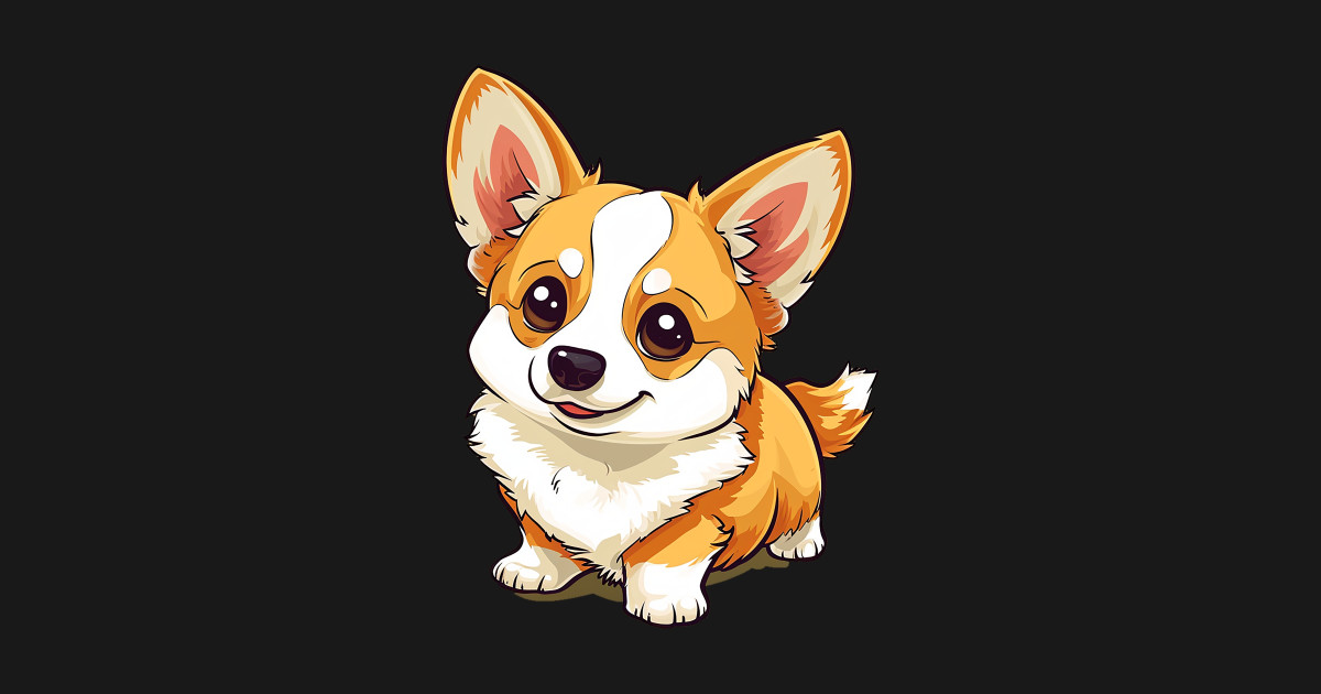 corgi - Cute Corgi - T-Shirt | TeePublic