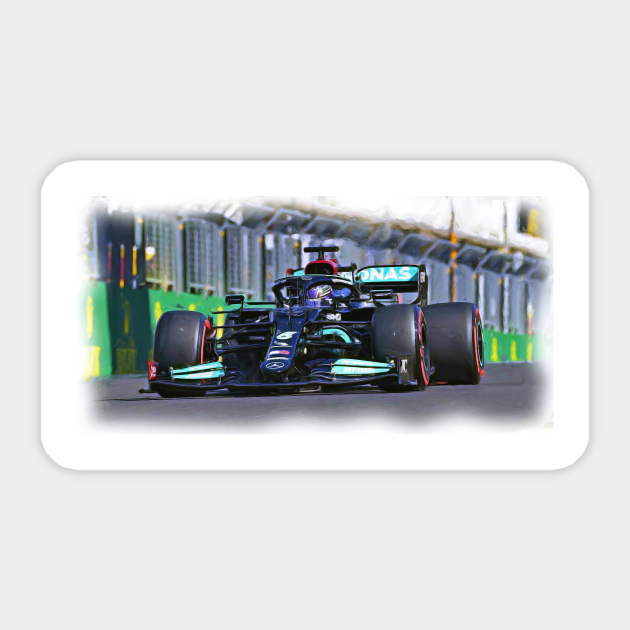 Formula Lewis Hamilton - King Of F1 - Lewis Hamilton - Sticker | TeePublic