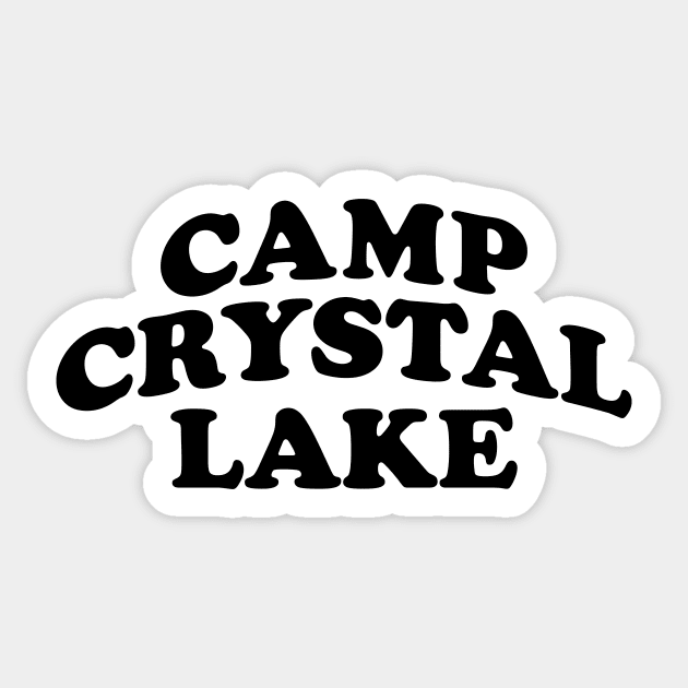 Camp Crystal Lake - Friday The 13th - Sticker | TeePublic