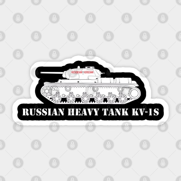 I like tanks! Soviet heavy tank KV-1s - Ww2 Tanks - Sticker | TeePublic