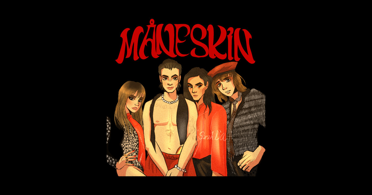 Måneskin - Maneskin - Sticker | TeePublic