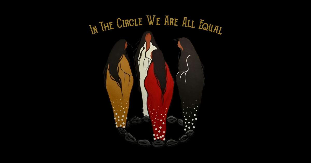 In The Circle We Are All Equal - Equal Rights - Sticker | TeePublic