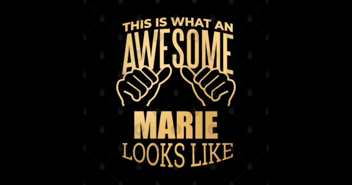 Marie Name Marie Name Sticker TeePublic marie-name-marie-name-sticker-teepublic