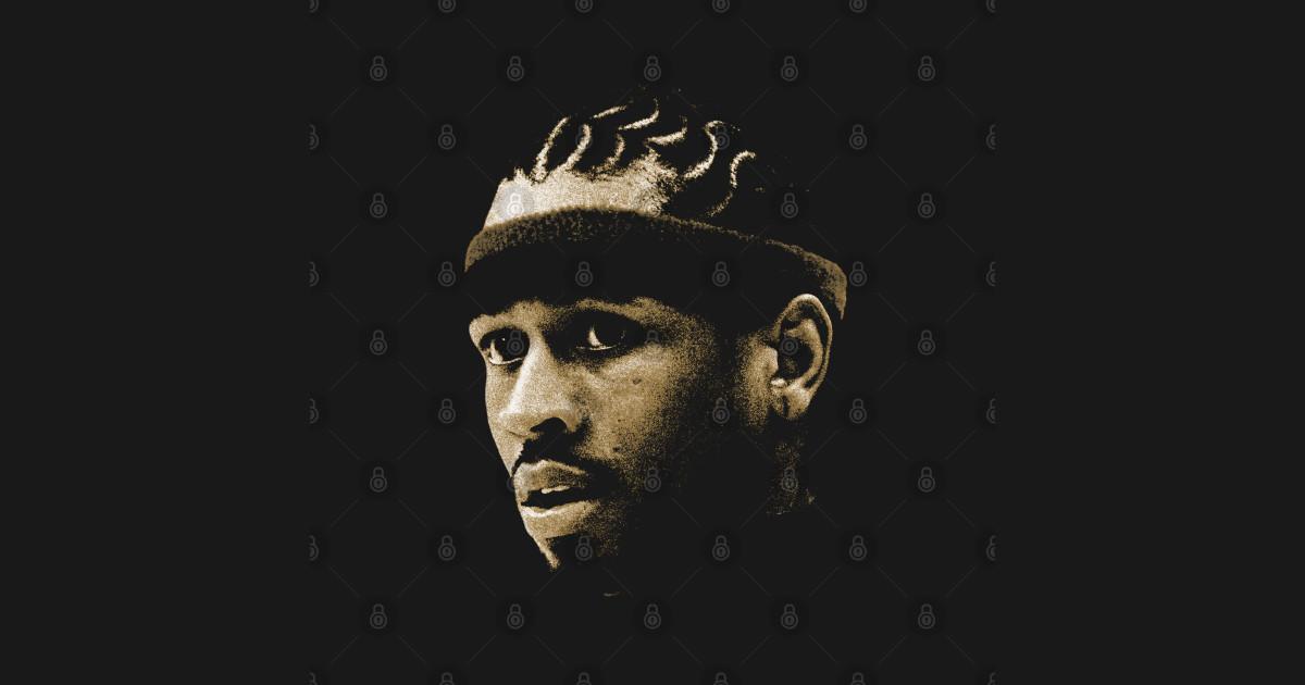 Allen Iverson Big Face - Allen Iverson - T-Shirt | TeePublic