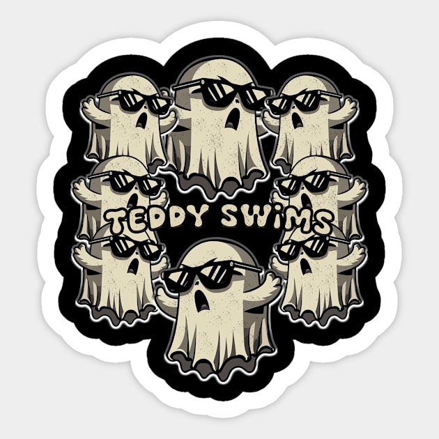 Teddy Swims Ghost Vintage - Teddy Swims - Sticker | TeePublic