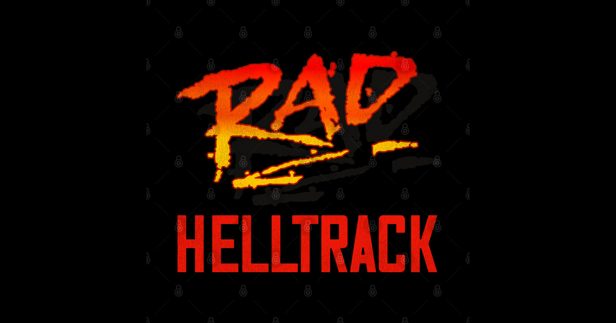 The Rad Helltrack - 80s BMX Bike Movie Cru Jones - Rad - Sticker ...