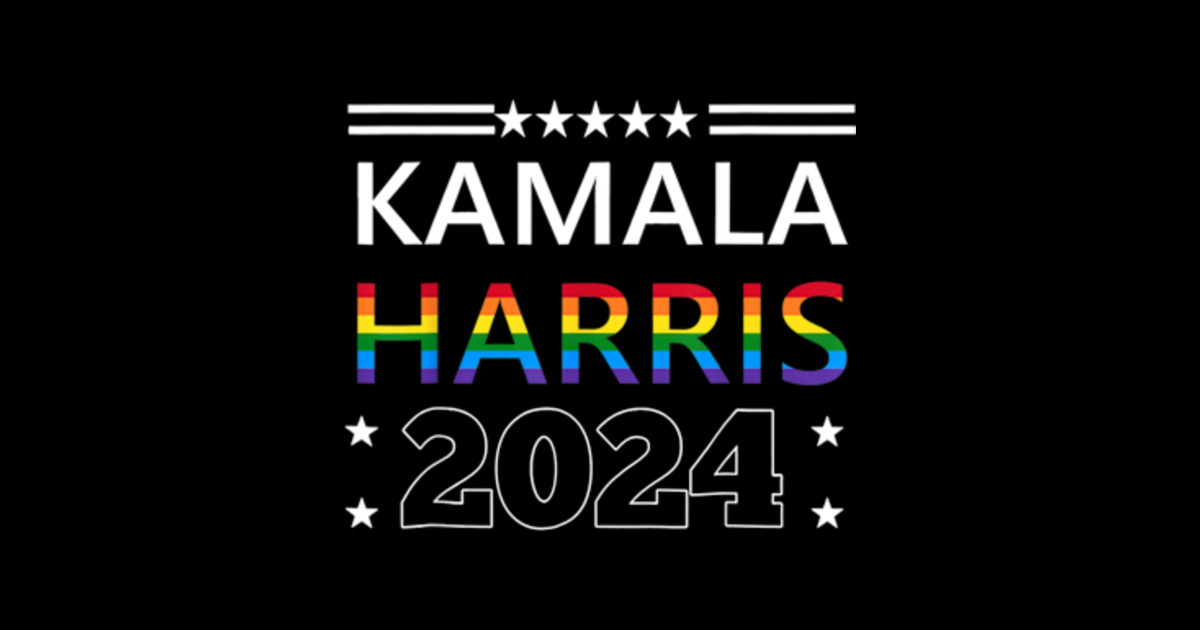 Kamala Harris Rainbow Gay Pride LGBT Election 2024 - Kamala Harris 2024 ...