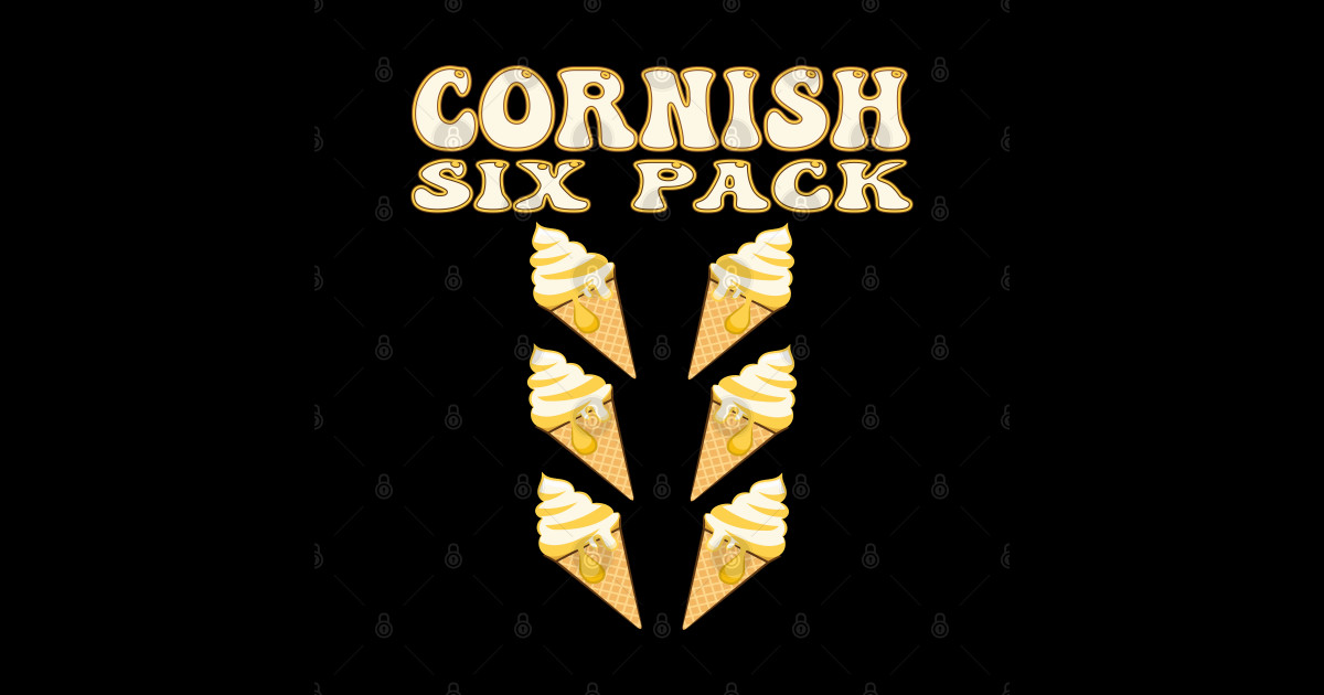 Cornish Ice Cream, Cornish Six Pack , Cornwall Fun - Six Pack Funny ...