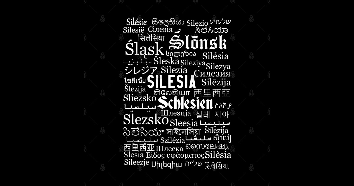Silesia Multilanguage - Polska - Sticker | TeePublic