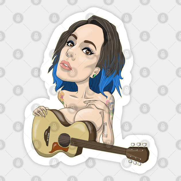 cortana blue - Sexy Woman - Sticker | TeePublic