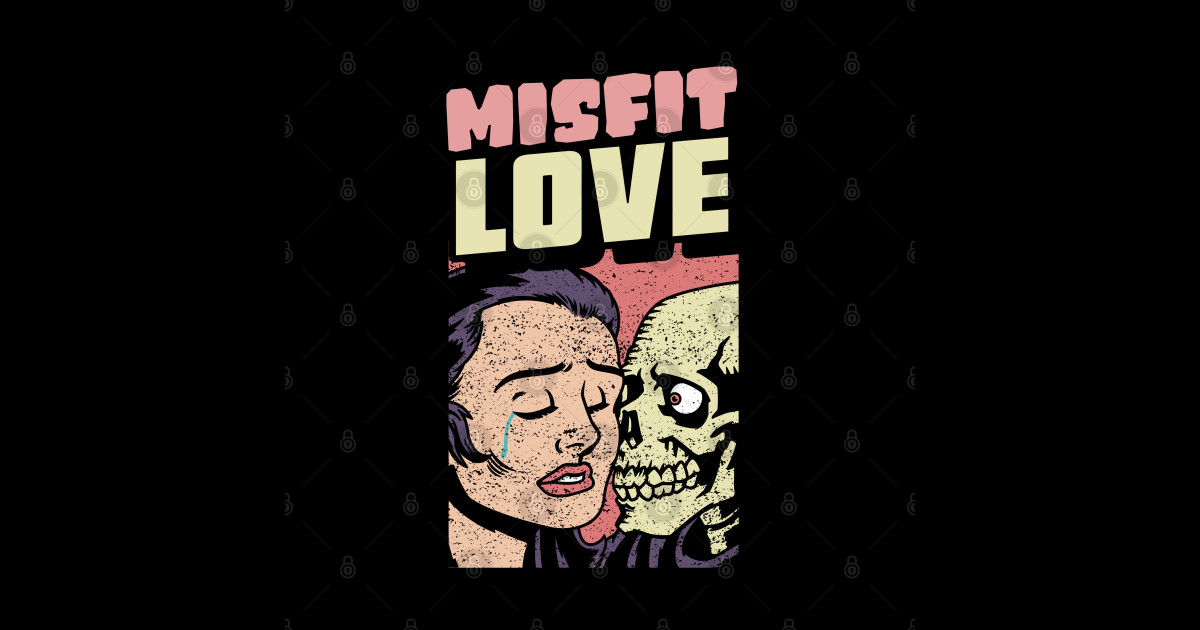 Misfit Love - Ghoulverse - Pin | TeePublic