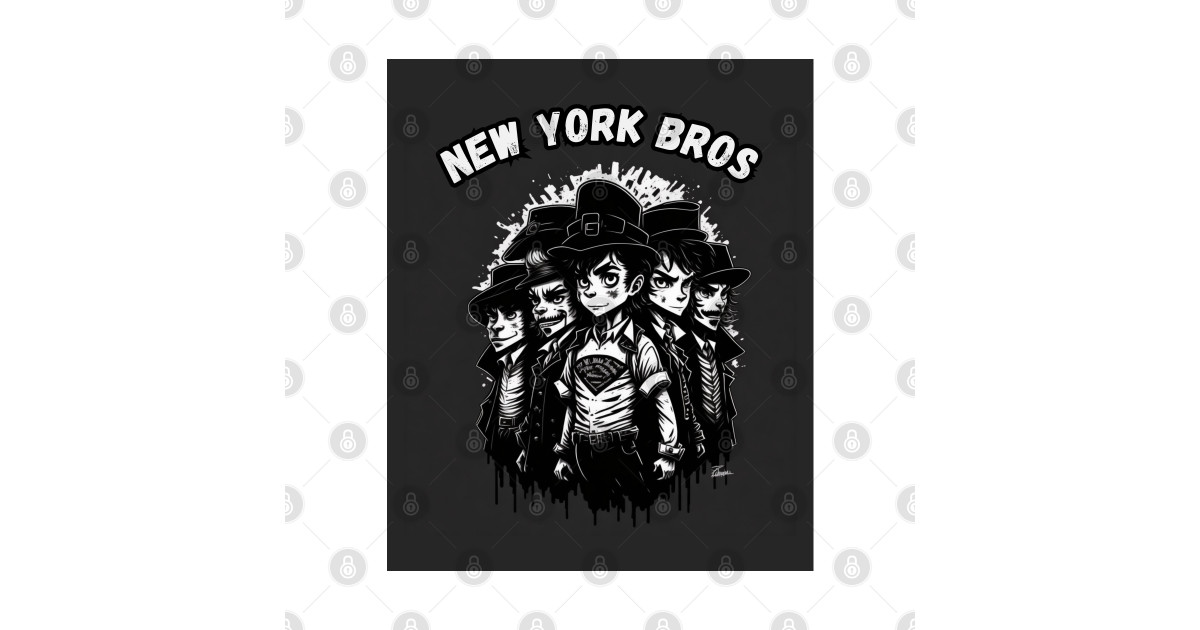 New York Bros - New York Bros - T-Shirt | TeePublic