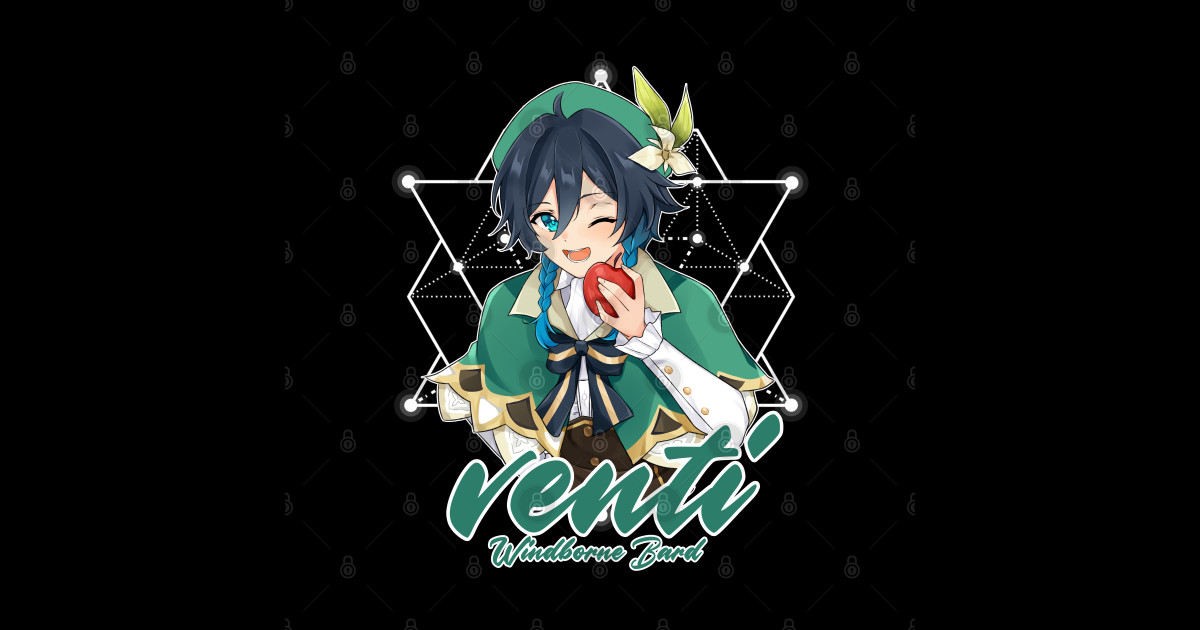 Genshin Impact - Venti - Venti - Posters and Art Prints | TeePublic