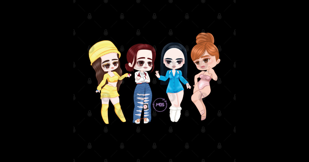 Mamamoo solo chibi style design - Kpop Merch - Sticker | TeePublic