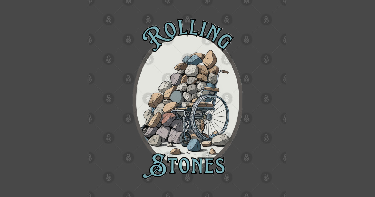 Stones Rolling - Rolling Stone - T-Shirt | TeePublic