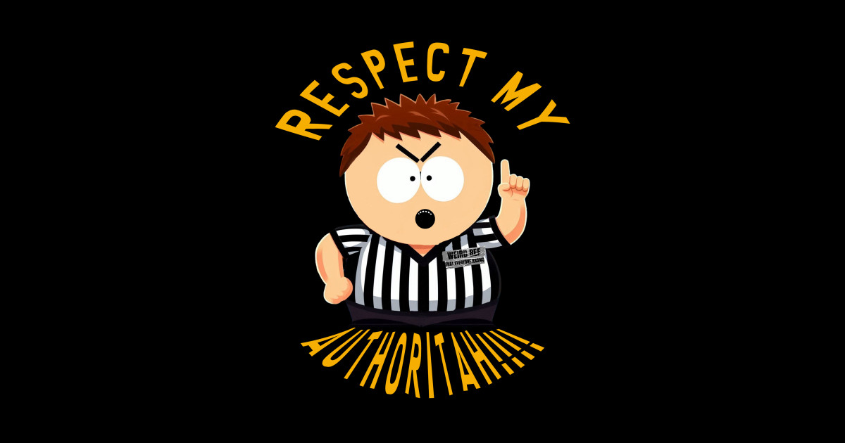 Respect Weird ref authoritah - Referee - Sticker | TeePublic