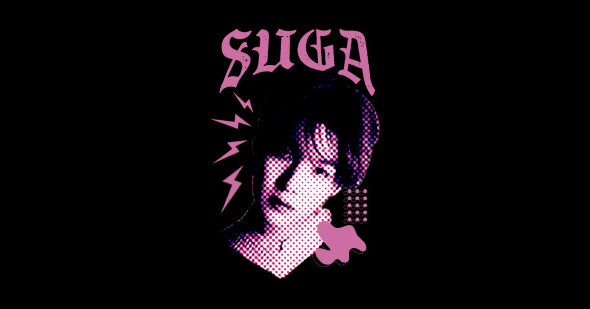 Suga Design - Suga Bts - Sticker | TeePublic