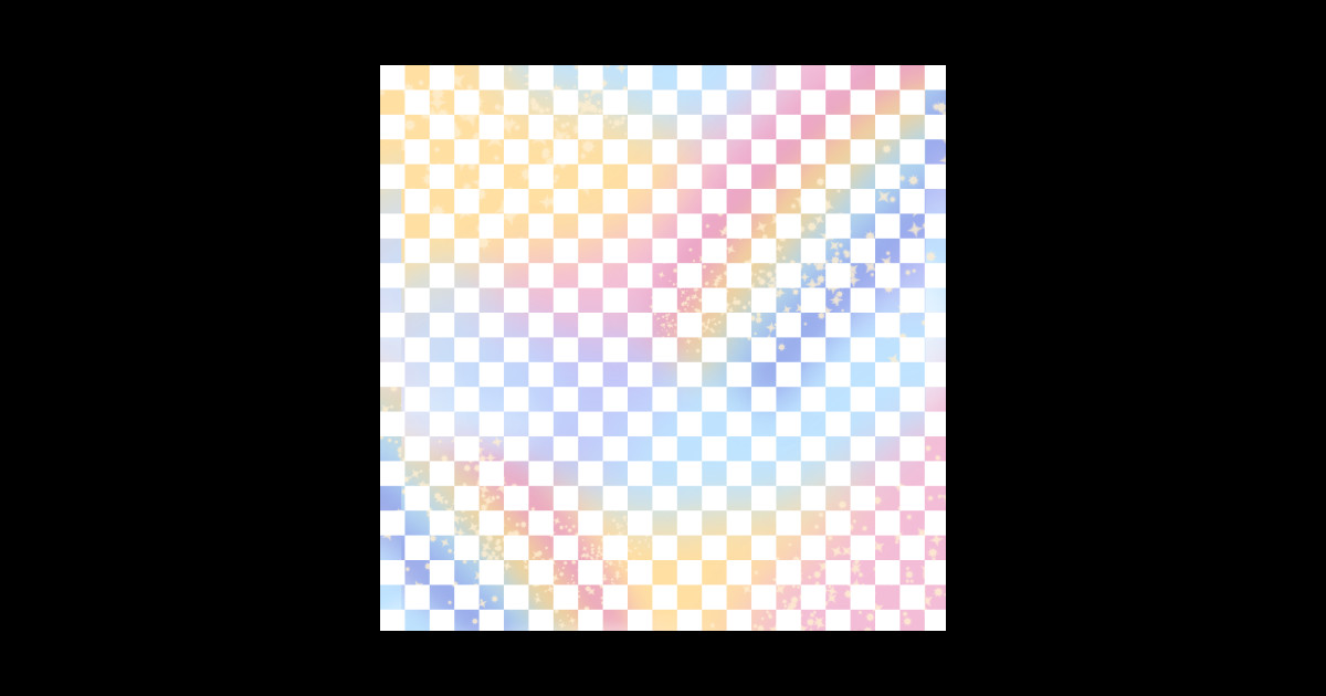 Pastel Rainbow Checkerboard Pattern - Checkerboard - Sticker | TeePublic