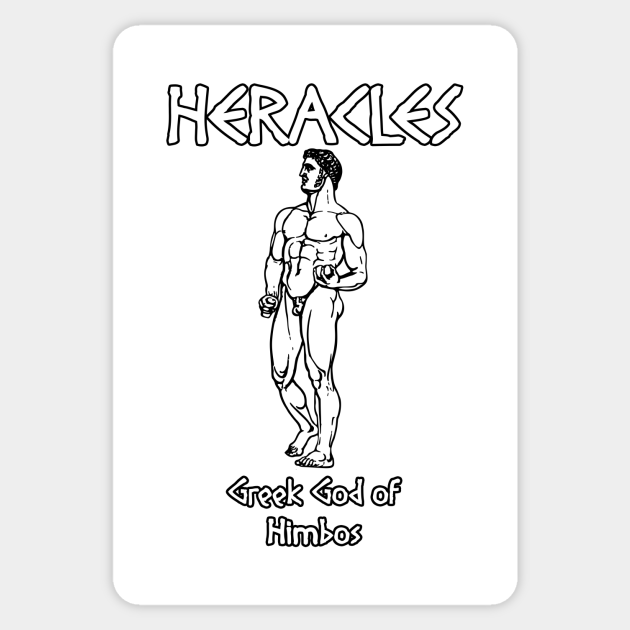 Heracles, Greek God of Himbos - Heracles - Sticker | TeePublic