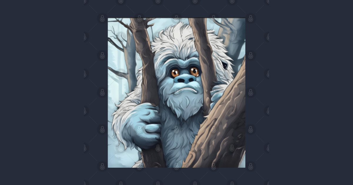 awkward yeti inspired afraid Yeti - Awkward Yeti - T-Shirt | TeePublic