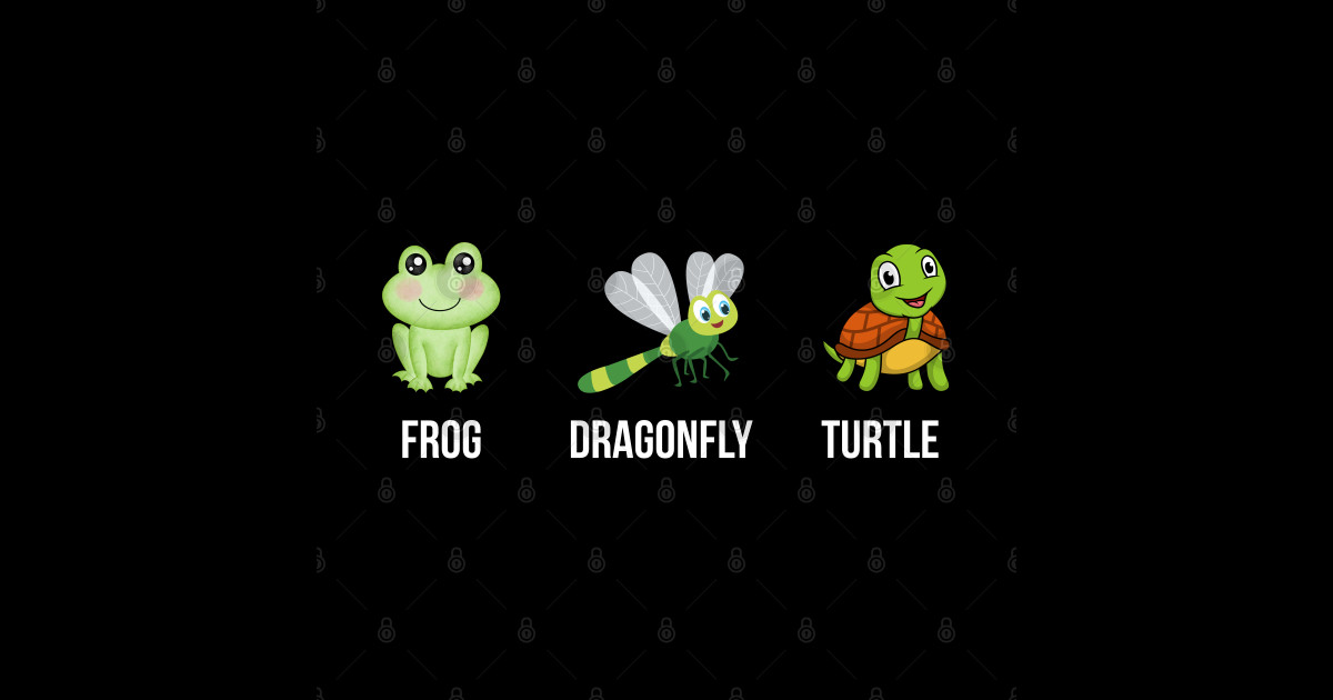 Frog, Dragonfly, Turtle Funny Political Animals Names - Frog Dragonfly ...