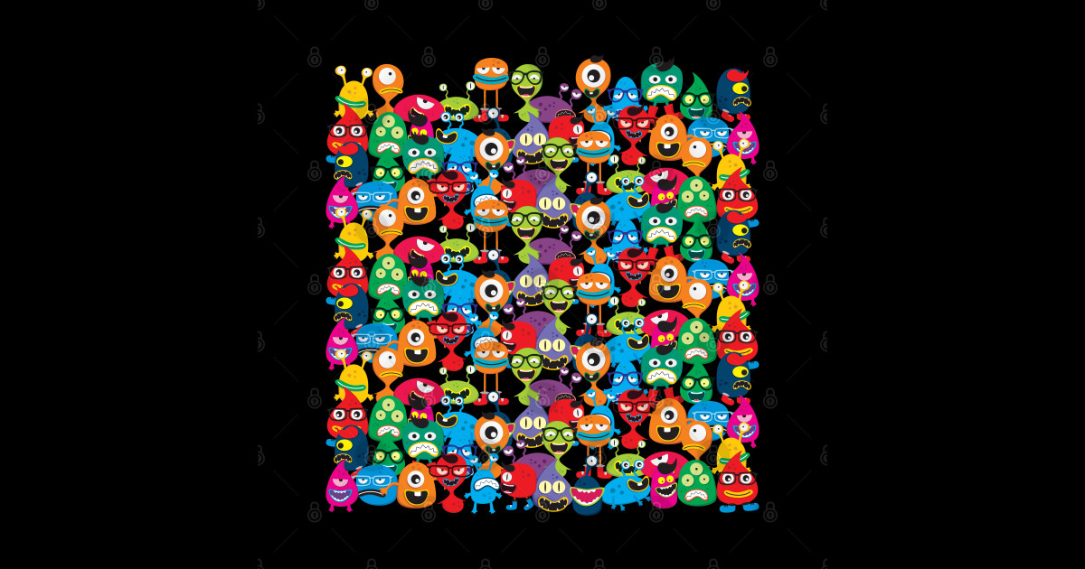 Smiley Monster - Smiley Monster - Magnet | TeePublic