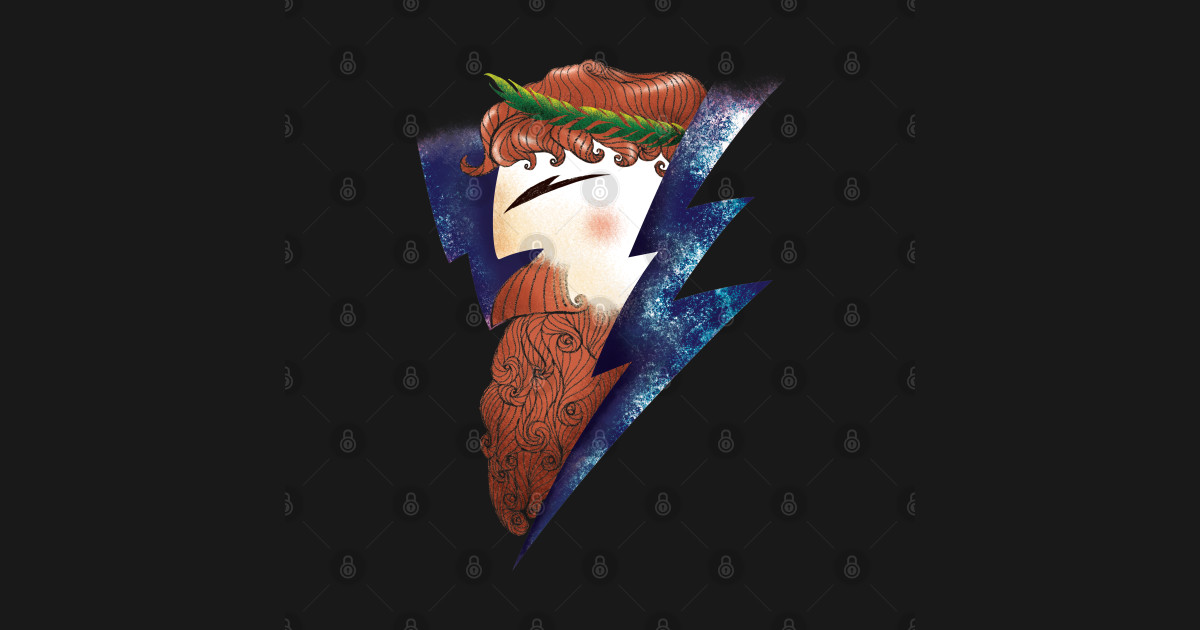 Rock Zeus - Rock - T-Shirt | TeePublic