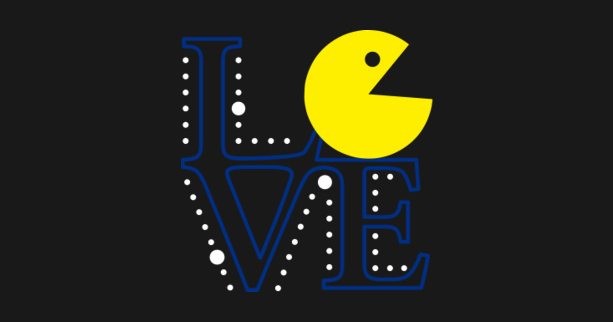 Pac Love Pac Man T Shirt Teepublic