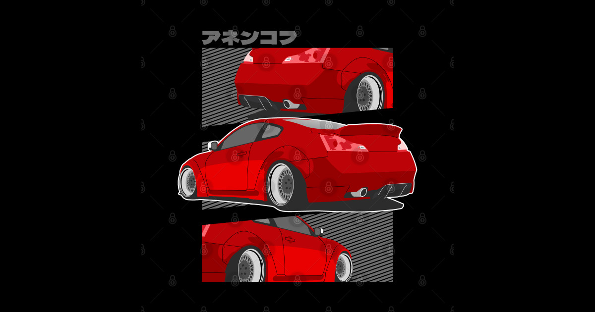 Red Infiniti g35 - Infiniti - Sticker | TeePublic